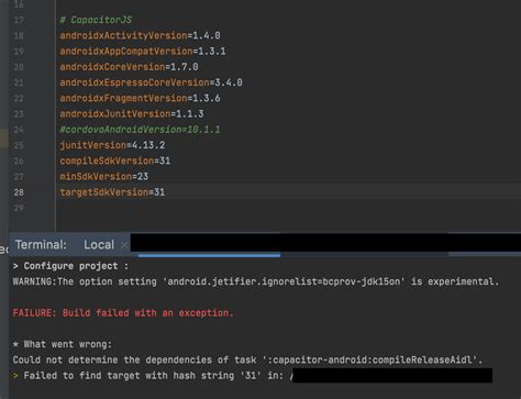 Bug Unable To Customize `compilesdkversion` With Gradle Kotlin Dsl · Issue 5194 · Ionic Team