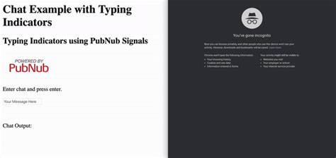 Typing Indicators In Chat Powered By PubNub Signals