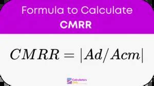 CMRR Calculator