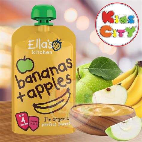 Ellas Kitchen Bananas Apples 120g