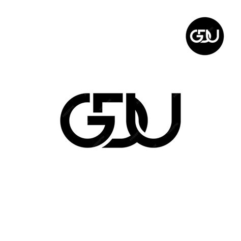 Premium Vector Letter Gdu Monogram Logo Design