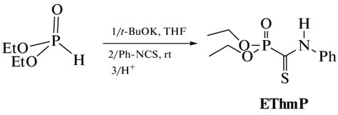 Scheme 1 Synthetic Route For Diethyl Phenyl Carbamothioyl Phosphonate