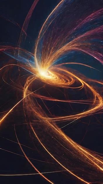 Premium Ai Image Point Line Penetrating Particle Trajectory Network