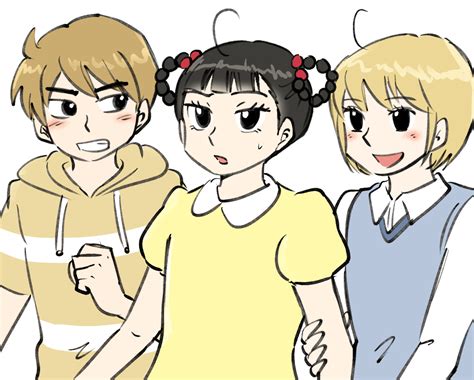 K 애니 덕질하는 계정 On Twitter 삼각관계 윤석 자두 성훈 안녕자두야 팬아트