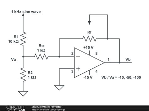 Inverter CircuitLab