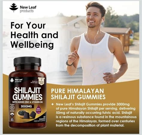 Shilajit Gummies Enriched With Zinc And Vitamin B6 High Strength
