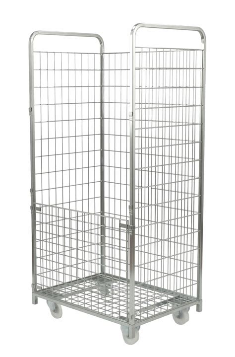 WÓzek Siatkowy Kontener Magazynowy Kosz Transportowy 800x600x1700 Mm 250 Kg 5906154753043