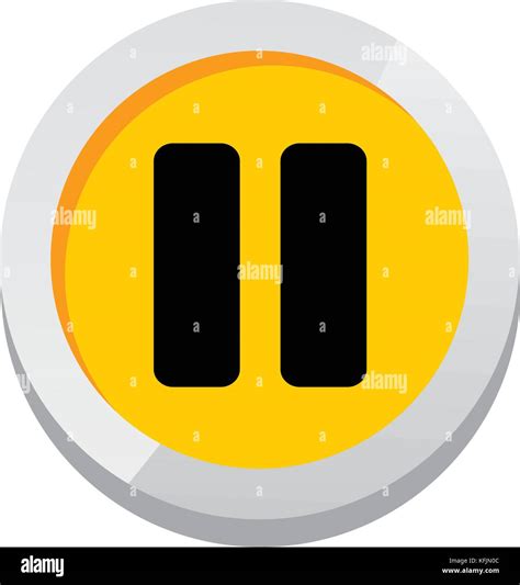 Pause Game Asset Icon Sign Symbol Button Vector Art Stock Vector Image And Art Alamy