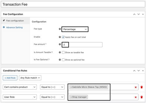 advanced extra fees for woocommerce woocommerce