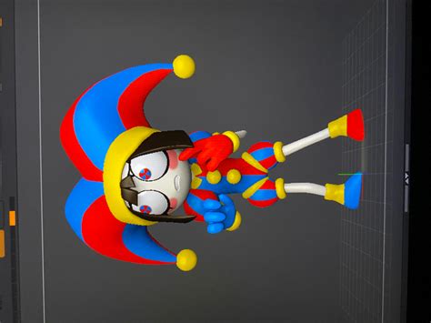 Pomni 3 D Model By Teslaghoulenfeld On Newgrounds