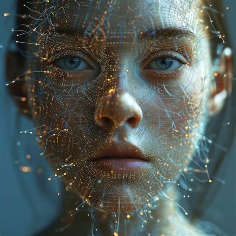 Premium Photo Neural Network As Woman Head Future Predict Futuristic
