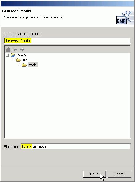 Creating An Emf 11 Model Using A Graphical Editor