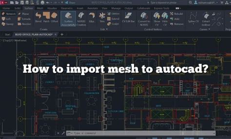 How To Import Mesh To Autocad