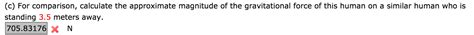 Solved A Calculate The Magnitude Of The Gravitational