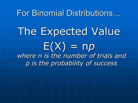PPT Probability Distributions Including Binomial Distributions PowerPoint Presentation ID