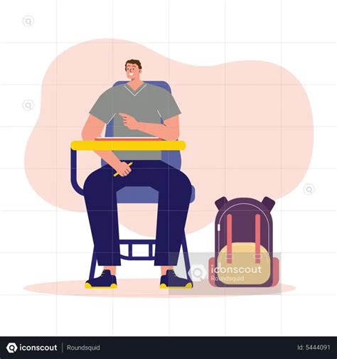 Best University Student Attend Class Illustration Download In Png