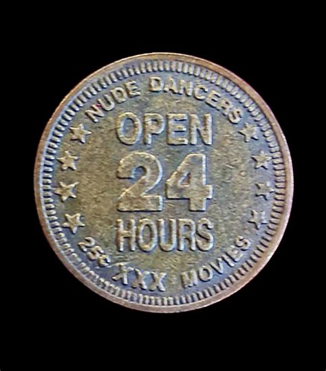 Busacca Gallery Original Vintage Rare X Rated Coin Sex Token Smut Nude Dancers