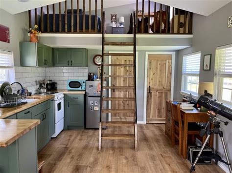 Tall Loft Tiny House In Houston Dream Tiny Living