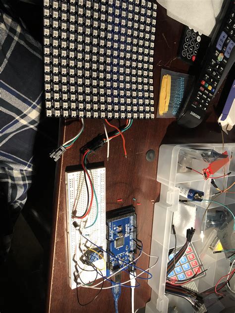 First Time Led Matrix User First Audio Reactive Test Project And Code Included Fastled