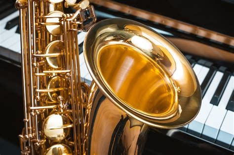 색소폰 재즈 음악 프리미엄 사진