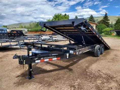New 2026 Iron Bull 102x22 Deckover Tilt Trailer For Sale In Lolo Mt
