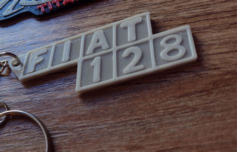 🗝️ Fiat 128 Keychain・archivo Stl Gratis Para Impresión 3d・cults