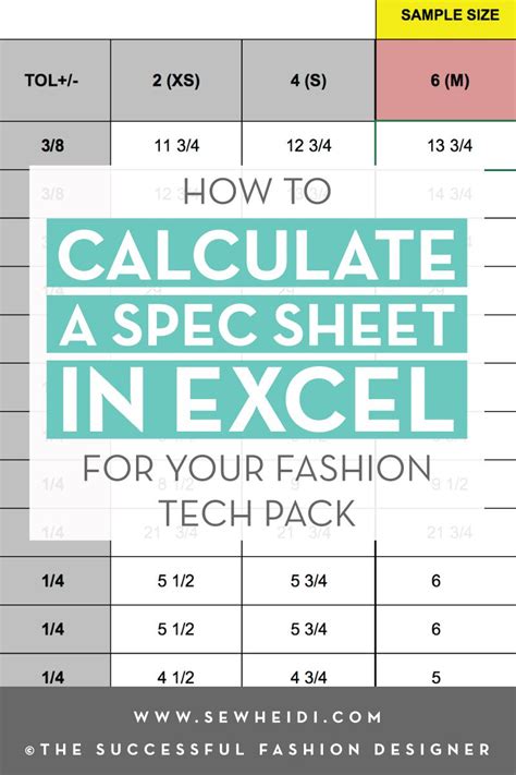 How To Auto Calculate Grade Rules In Your Tech Pack Using Formulas In Excel Artofit