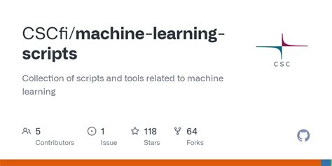 Github Cscfimachine Learning Scripts Collection Of Scripts And