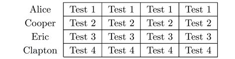 Tabularray I Want To Produce A Table That Has No Borders On The First Column TeX LaTeX