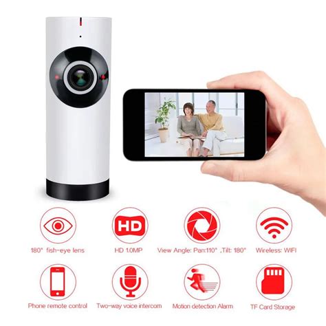 Aliexpress P Mini Wireless Home Camera Fisheye Panoramic Degree IP Network Security