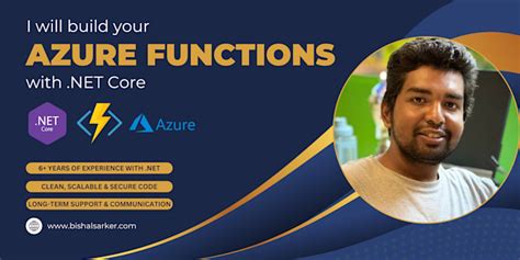 Develop And Deploy Your Dot Net Core Azure Function By Bishalsarker623 Fiverr