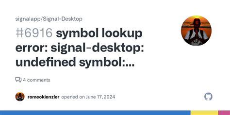 Symbol Lookup Error Signal Desktop Undefined Symbol Snddevicename