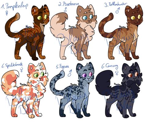 Warriorcats Adopts 1 Closedota By Blauyblu On Deviantart