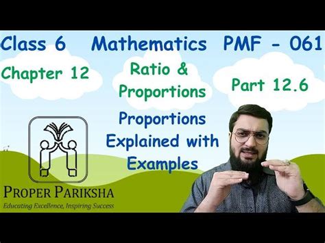 12 6 Proportions Explained With Examples Class 6 Math Chapter 12 Properpariksha Arslan