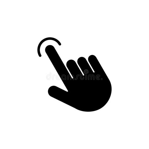 Hand Click Icon Pointer Icon Vector Hand Cursor Icon Vector Stock Vector Illustration Of