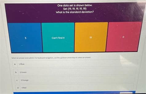 solved one data set is shown below set 19 19 19 19 19 what