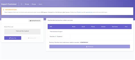 Panel Router Admin