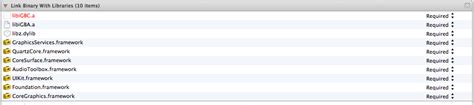 Iphone Cant Link Static Library In Xcode 4 In Workspace Stack Overflow