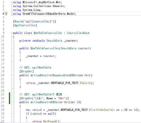 just碼儂 asp core web api connect to oracle db and execute crud