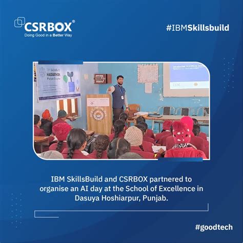 Csrbox On Linkedin Ibm Skillsbuild Aiworkshop Educationforfuture