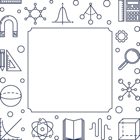 Premium Vector Science Technology Engineering And Math Vector Square Frame