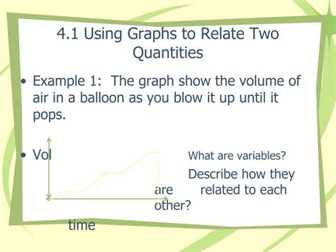 PPT Using Graphs To Relate Two Quantities PowerPoint Presentation ID