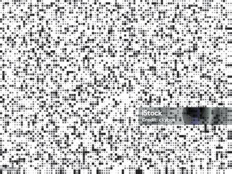 백색 노이즈 텍스처 정적 간섭 그런지 벡터 배경 Tv 화면 신호가 없습니다 픽셀 스타일입니다 0명에 대한 스톡 벡터 아트 및