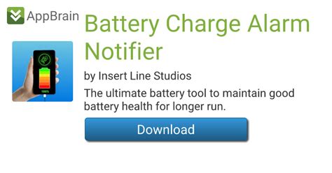 Battery Charge Alarm Notifier For Android Free App Download