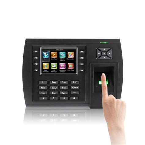 Multimedia Wifi Biometric Employee Fingerprint Time Attendance System
