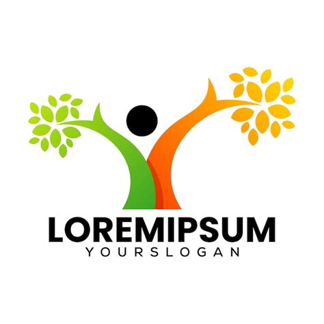 손 선물 로고 디자인 무료 벡터