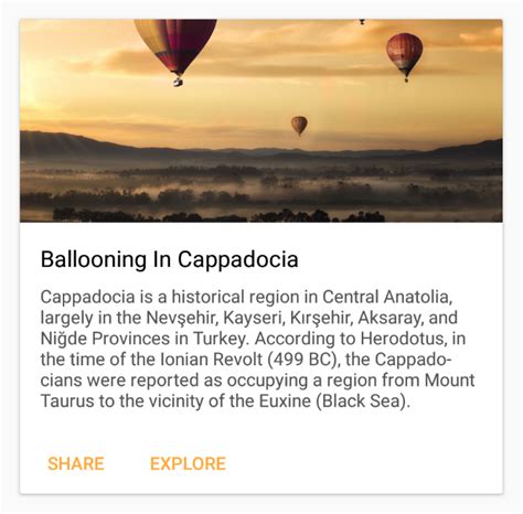Android Card View A Card Is A Sheet Of Material That By Emrullah