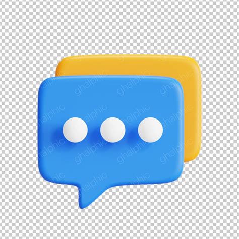 دانلود رایگان Png آیکن پیام 3 بعدی قالفیک