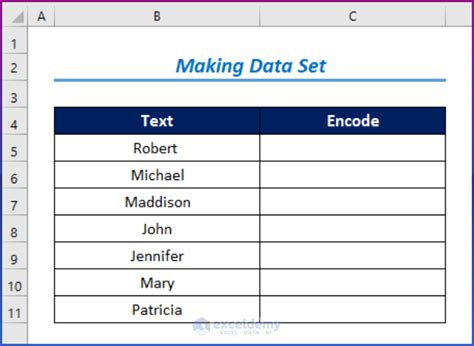 How To Encode Data In Excel With Easy Steps Exceldemy