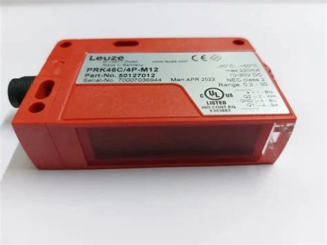 Leuze Electronic Sensor Prk46c4p M12 50127012 Diffused